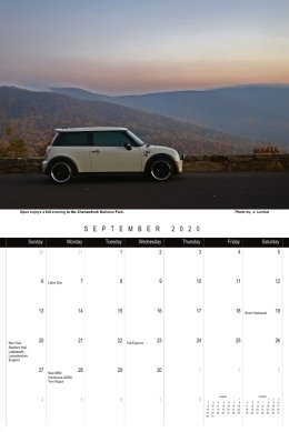 Mini of the Month Calendar | Central Iowa MINI Club